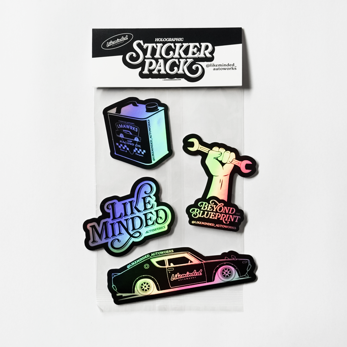 Holographic Sticker Pack - BTB – Likeminded Autoworks