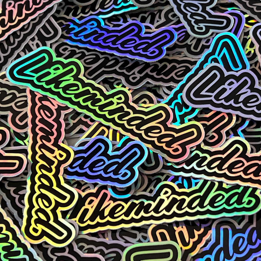 Likeminded Holographic Sticker – Likeminded Autoworks